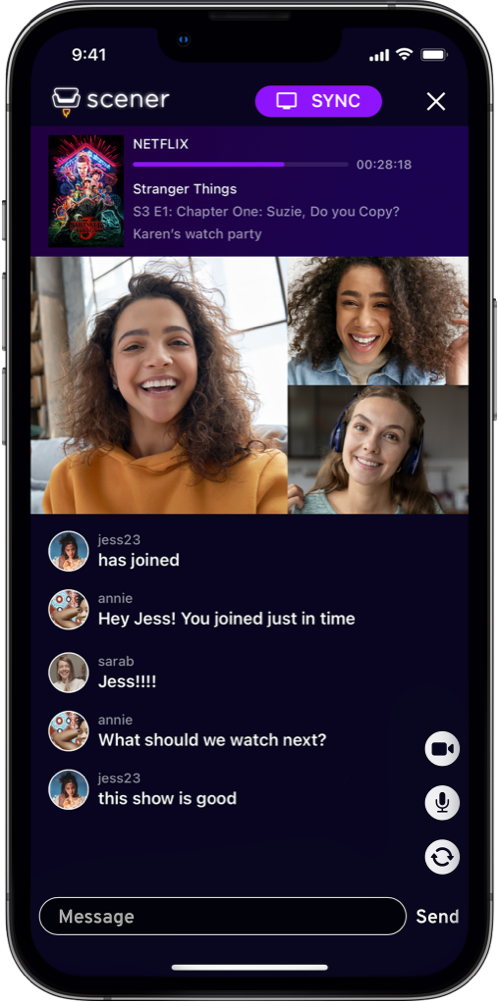 Discover, watch, party. Together on Scener.